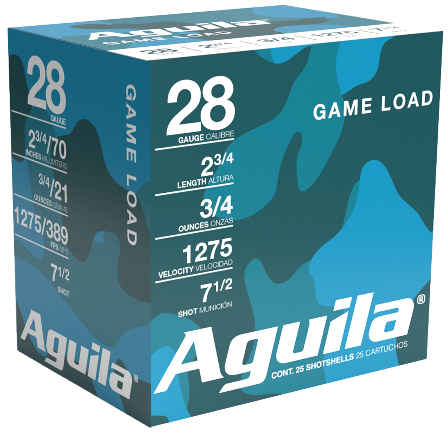 Aguila Target Load Competition 28 Gauge 2.75" 3/4 oz 7.5 Shot - 100 ...